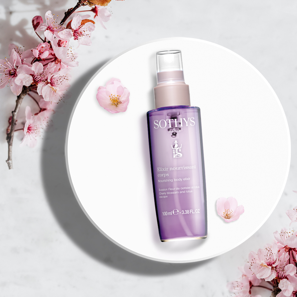 Sothys - Elixir nourrissant corps - Evasion Fleur de cerisier et Lotus