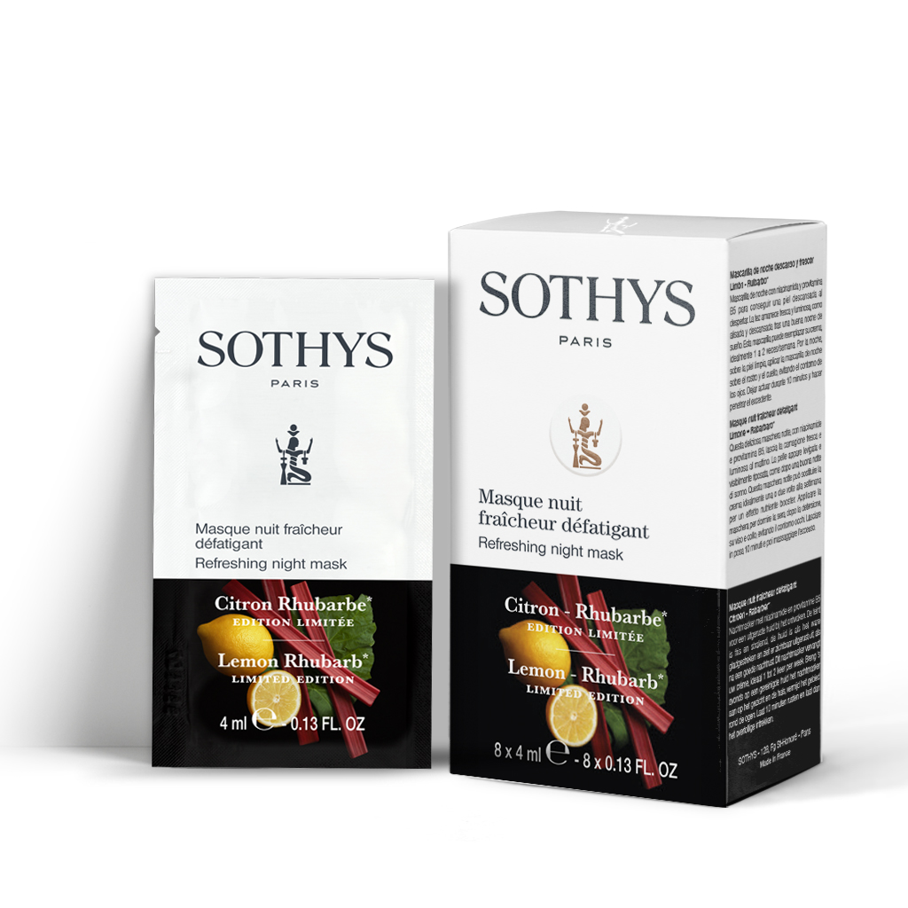 Sothys - Soin saisonnier oxygénant visage Printemps-Eté - citron-rhubarbe